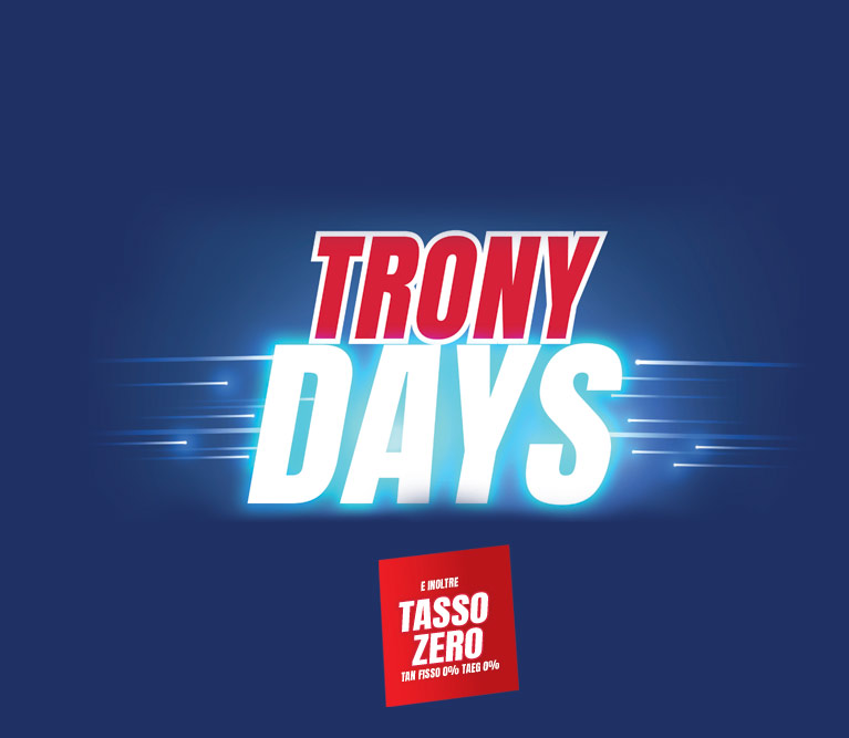 TRONY - VOLANTINO - Informatica, TV, Telefonia e Elettrodomestici online