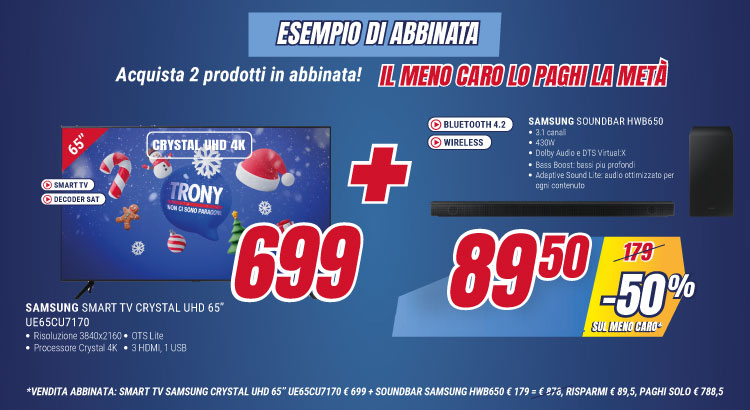 TRONY - VOLANTINO - Informatica, TV, Telefonia e Elettrodomestici online