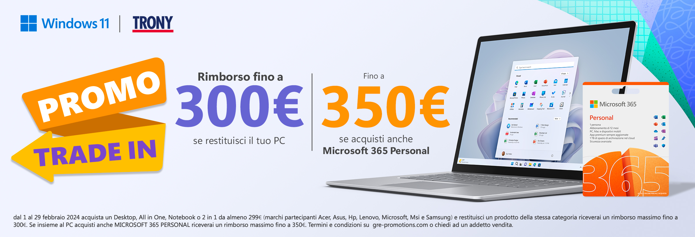 TRONY - VOLANTINO - Informatica, TV, Telefonia e Elettrodomestici online